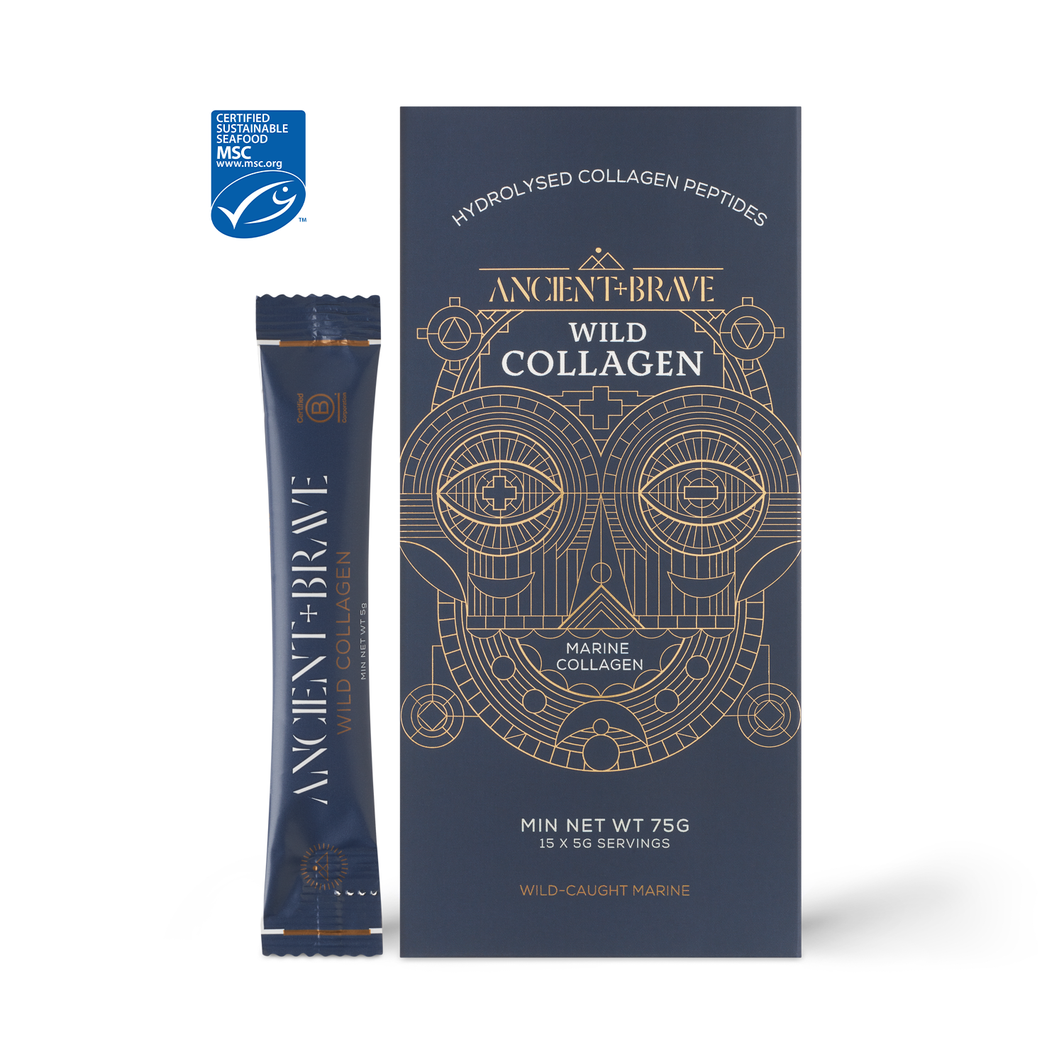 Wild Collagen Sachets - Hydrolysed Marine Collagen Sachets